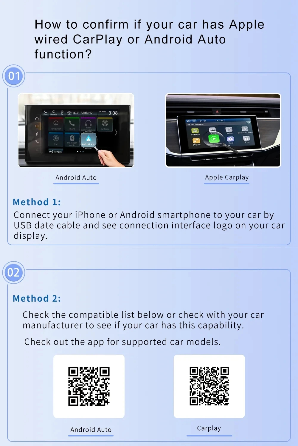 Adaptador Carplay Sem Fio Para Android IP Auto 2 Em 1 Com Caixa AI Conexão USB Volvo Benz Mg Kia ...