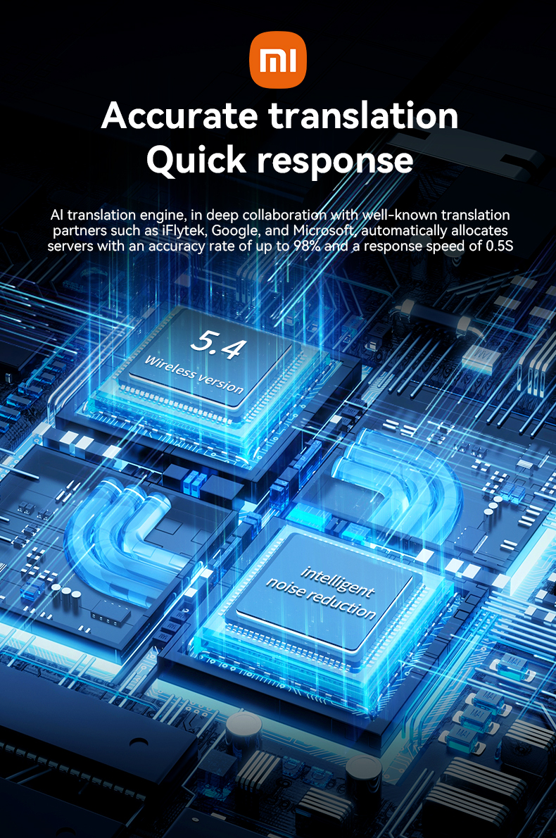 Fones De Ouvido Com Tradução De Idioma Ai XIAOMI Traduzir Lanuage TWS ...