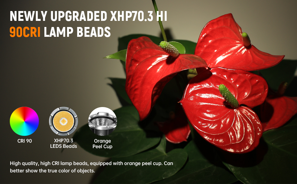 Wurkkos TS22 Dois Modos 4500LM XHP70.2 21700 Lanterna Recarregável USB ...