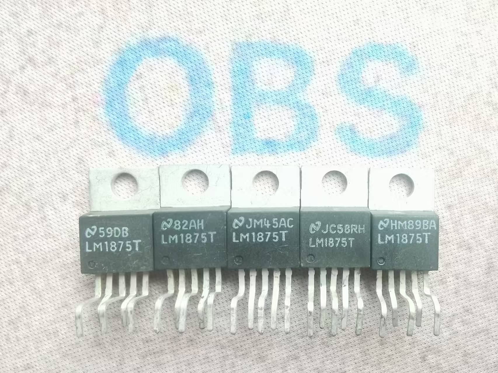 ((5 Peças) Lm1875t novo Chip amplificador de potência de áudio LM1875 ...