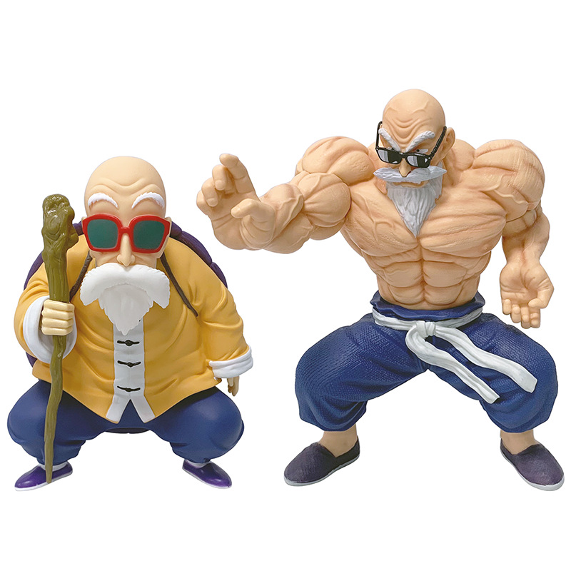 1 Peça 21-25cm Dragon Ball Z Anime Figura Mestre Roshi Músculo Kame ...