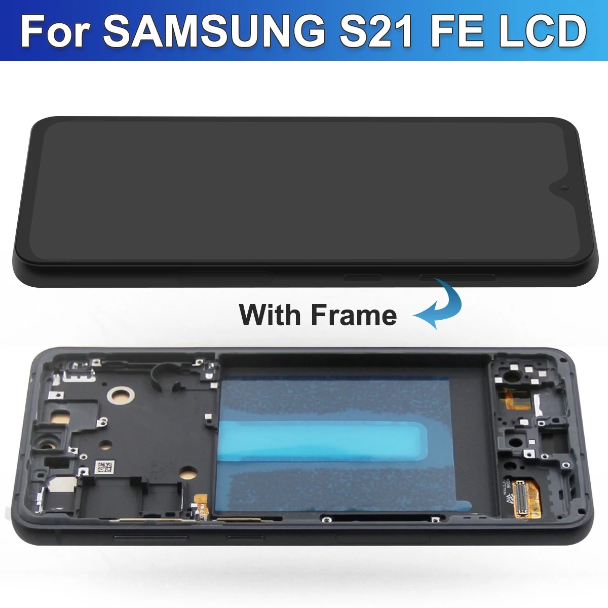 Para Samsung Galaxy S21 FE G990B G990U Display LCD Digitador Da Tela De ...