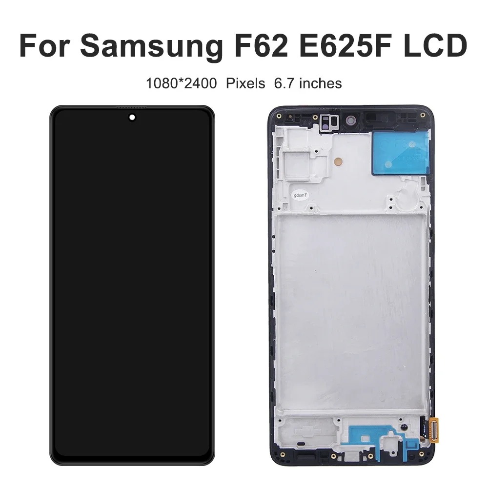 6.7'Para Samsung F62 LCD SM-E625F/DS Display Tela De Toque Digitador ...