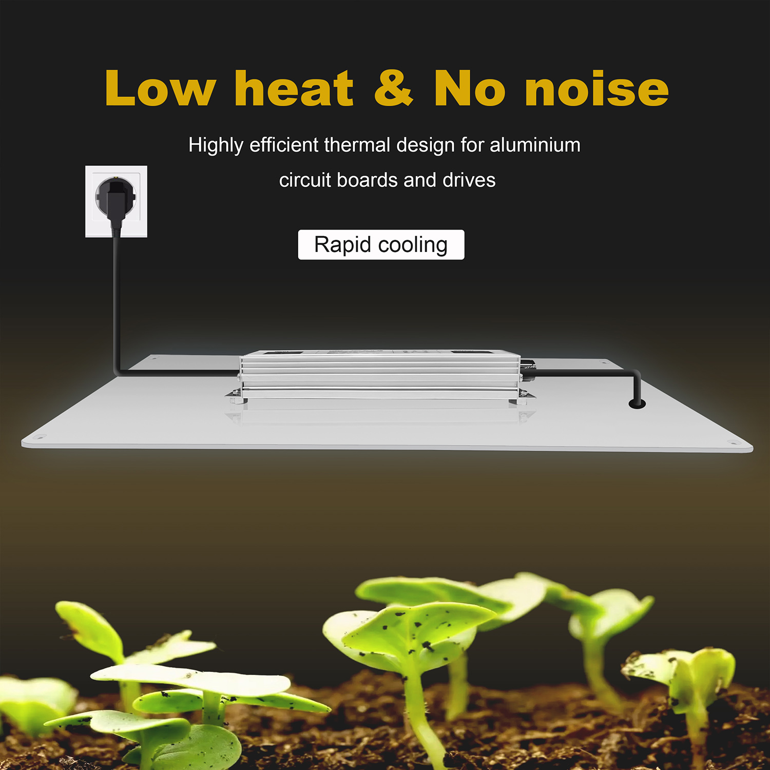 85W 120W Samsung LM281B + Pro LED Grow Light 110V 220V Full Spectrum ...