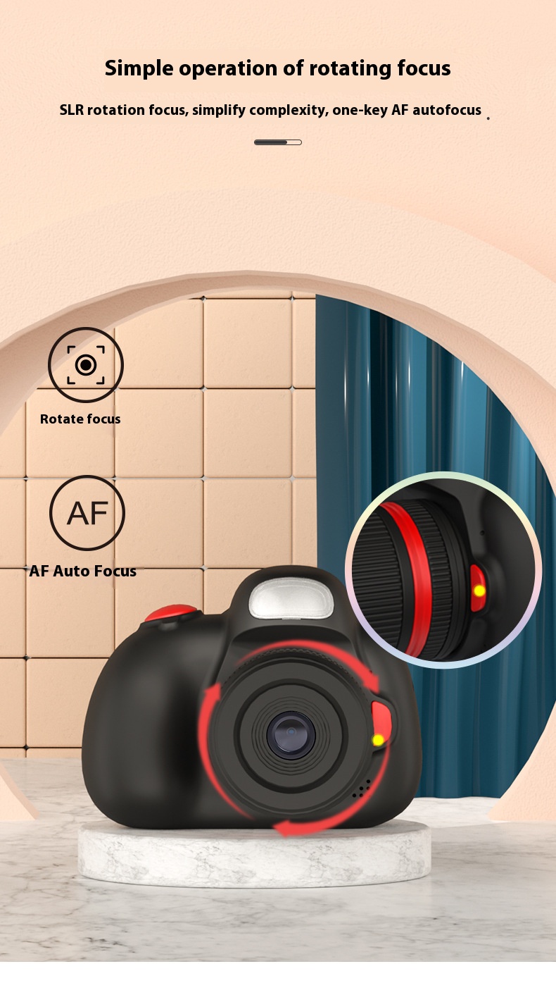 Câmera Infantil CZ D6S , mini SLR Esportiva digital Pequena Fotoável De ...