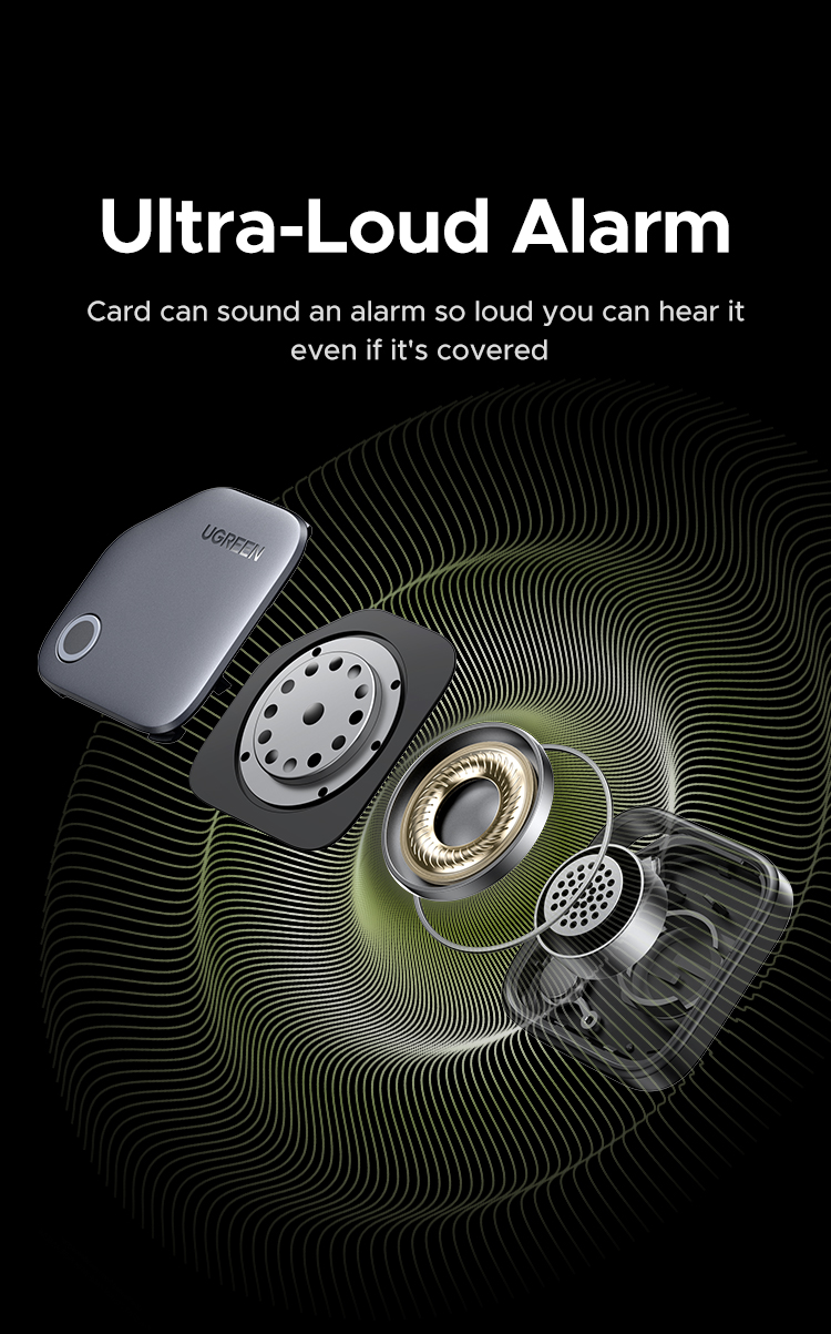 UGREEN Smart Tag Localizador Inteligente Anti Perda Bluetooth5.0 Airtag ...