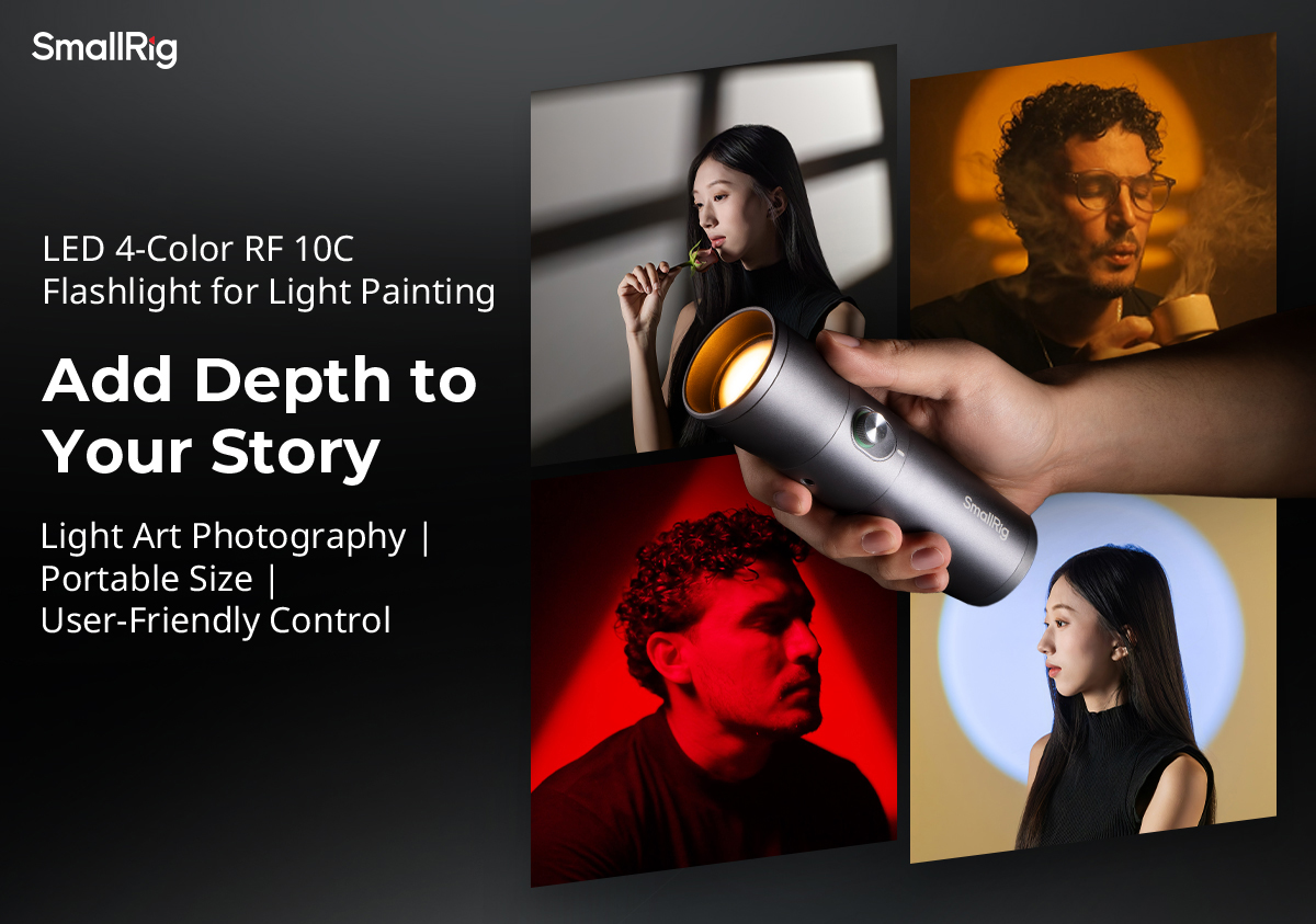 SmallRig Mini Spotlight RF 10C Luz De Vídeo LED Focalizável Portátil 4634 | Shopee Brasil
