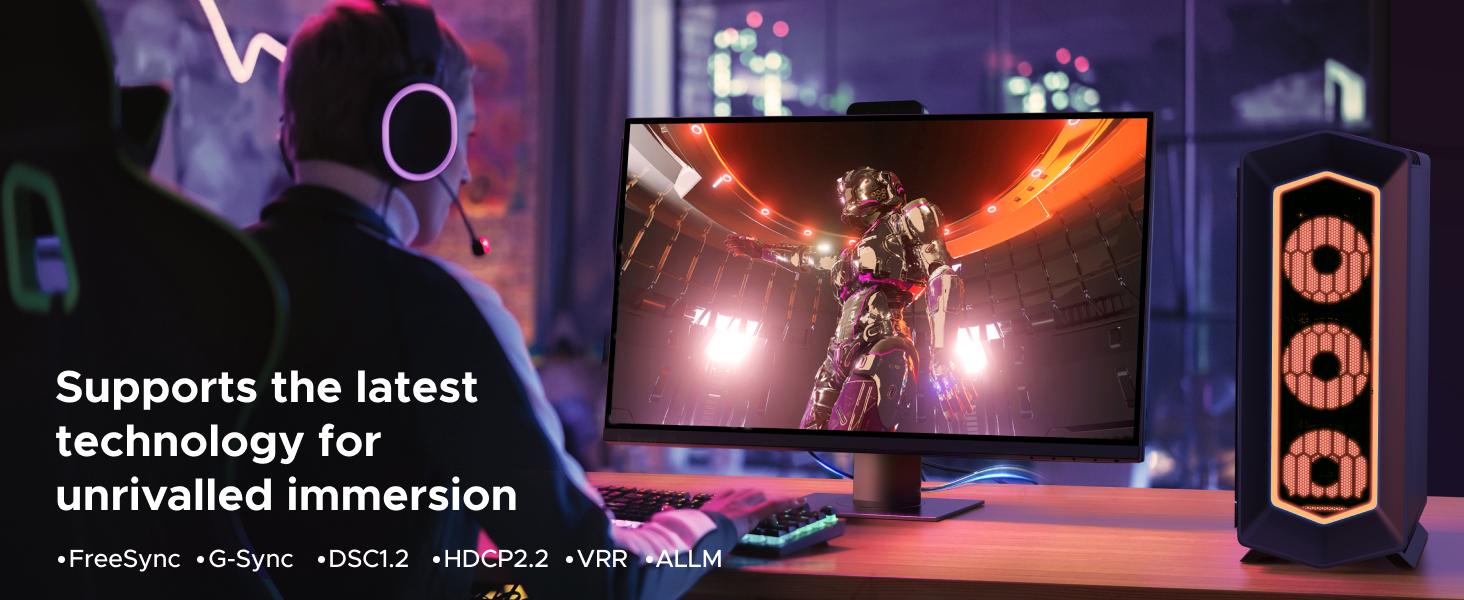 Cabo UGREEN DisplayPort 2.1 DP2.0 80 Gbps Suporte 16K @ 60Hz 8K 240Hz 4K HDR , HDCP , DSC 1.2a ...