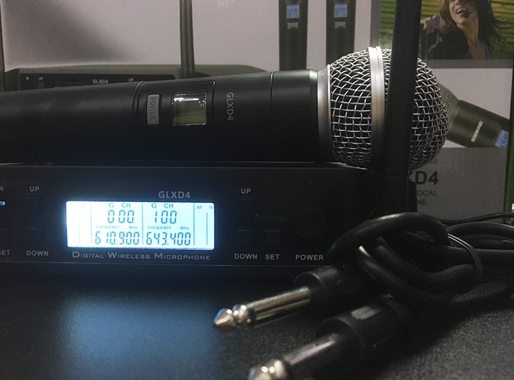 Microfone Shure Glxd4 Beta 58a UHF Profissional Sem Fio Para Grandes Eventos Digitais | Shopee ...