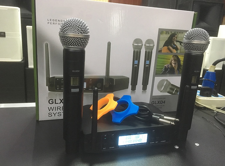 Microfone Shure Glxd4 Beta 58a UHF Profissional Sem Fio Para Grandes Eventos Digitais | Shopee ...