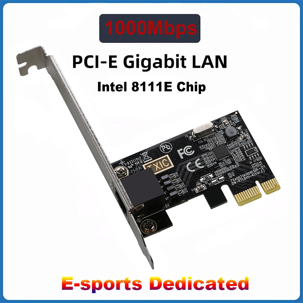 5Gbps Pcie Para Placa De Rede RJ45 Realtek 8126 100Mbps/1G/2.5G/5G RJ45 ...