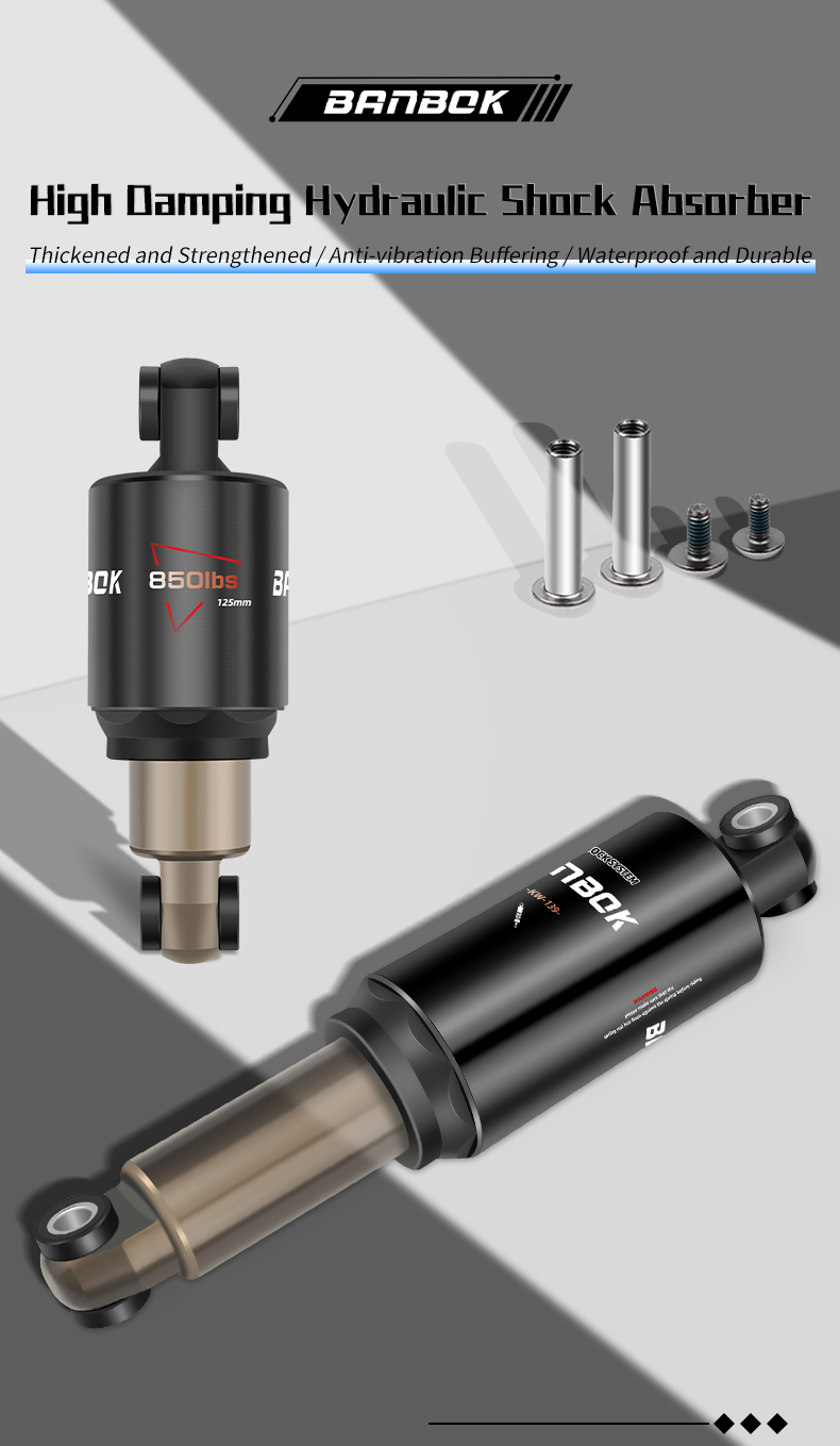 BANBOK Amortecedor Hidráulico Para Bicicleta Amortecedores De Alto ...