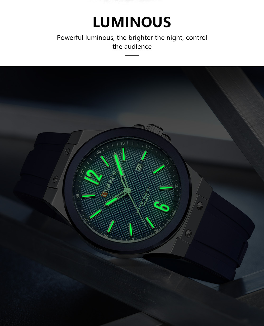 CURREN 8467 Relógio De Quartzo Masculino Simples Com Pulseira De ...