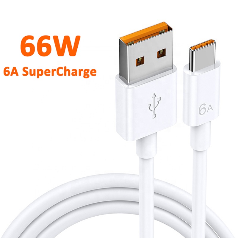6A Tipo C Cabo De Carregamento Rápido 120W USB-Dados De Telefone Para Xiaomi VIVO OPPO Realme ...