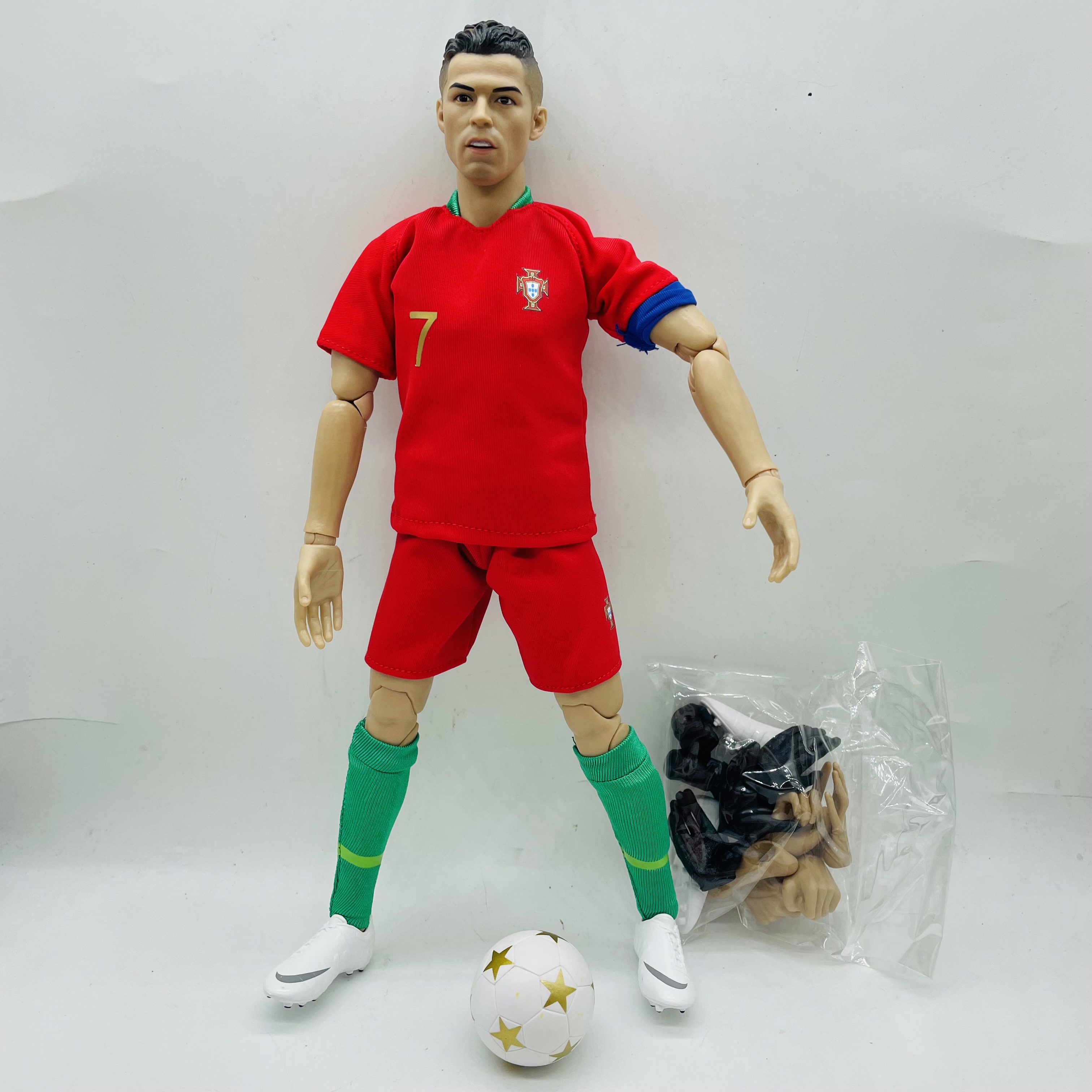 Bonecos De Futebol Madrid Cristiano Ronaldo Estatuetas 30cm 11.8 ...
