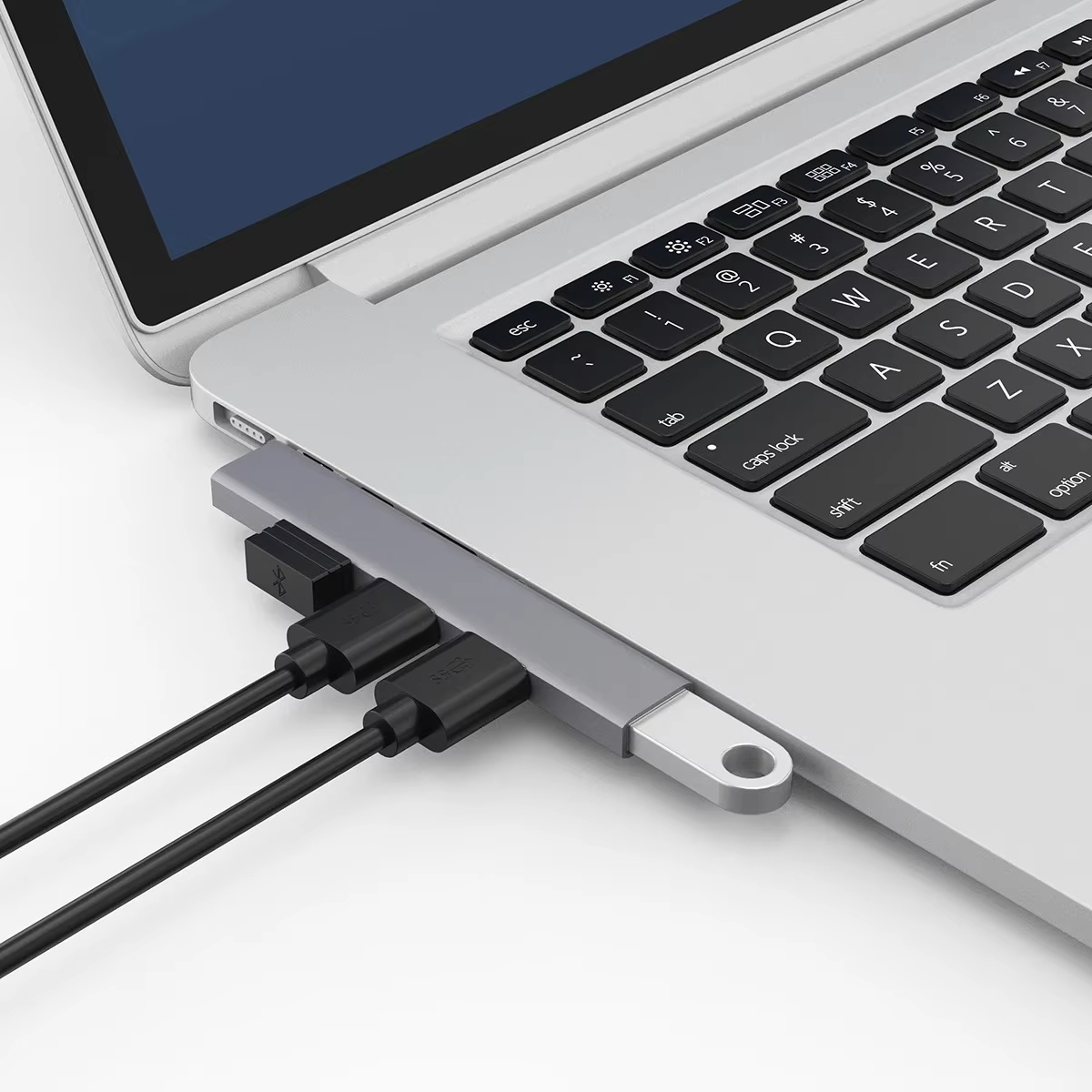 Hub USB 4 em 1 Fashionable Alta Velocidade OTG Adaptador de Expansão ...