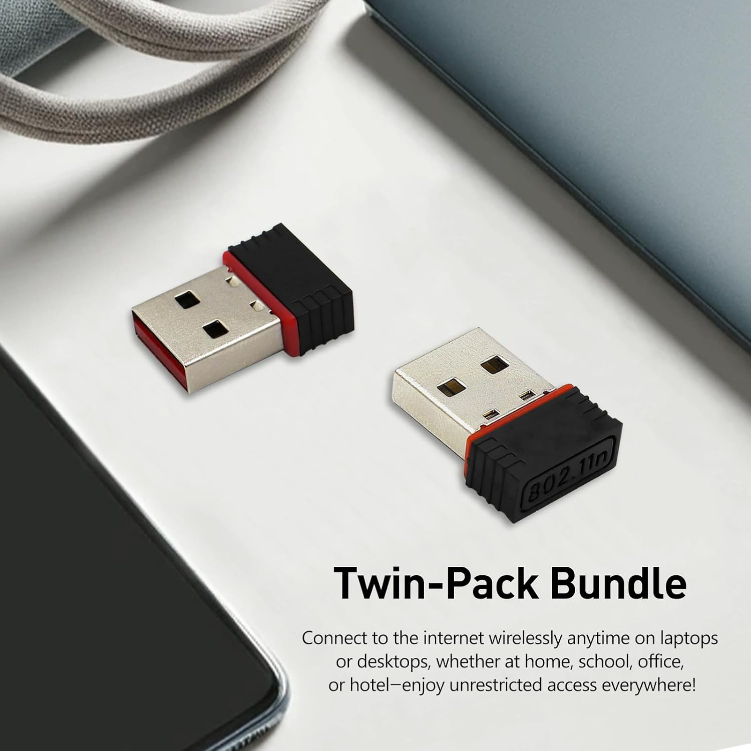 Portátil 150M USB Wifi Adaptador Sem Fio PC Placa De Rede Transmissor ...