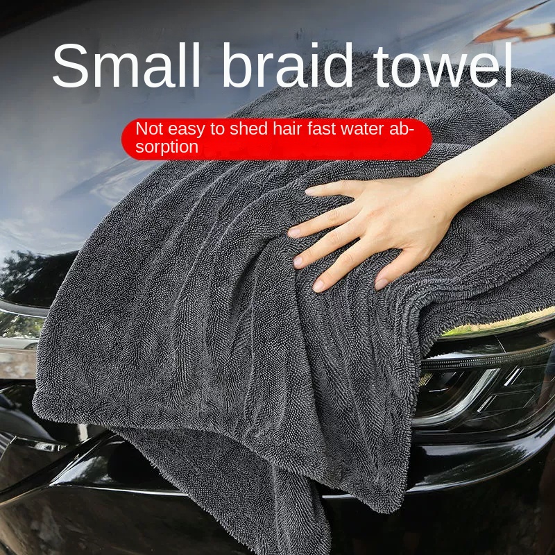 Toalha De Carro De Pano Torcido De Camada Dupla , Lavagem Trança ...