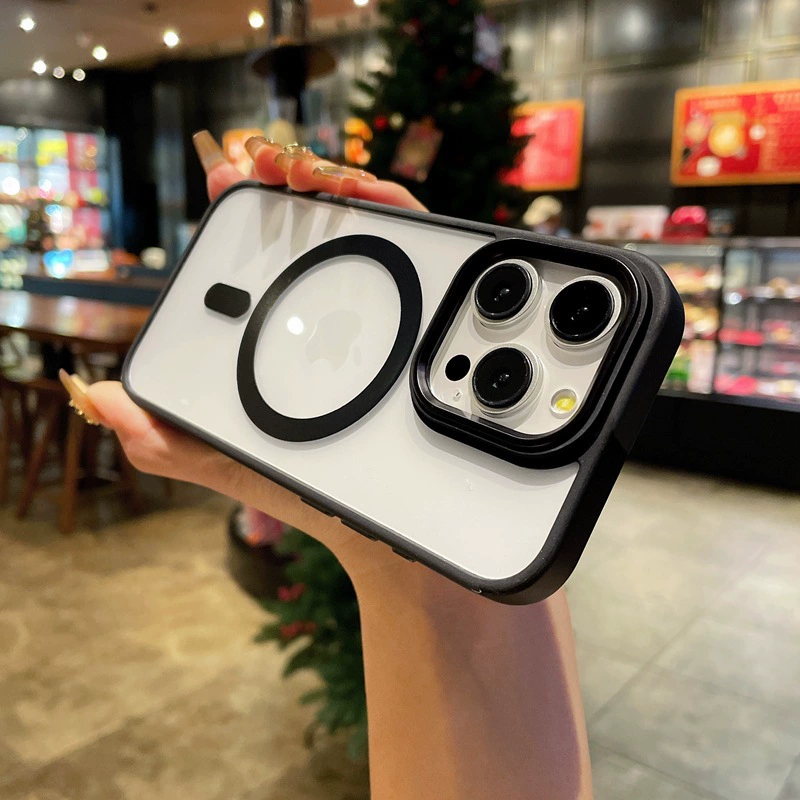 Capa Magnética Luxuosa À Prova De Choque Transparente Para iPhone 7/8/11/12/13/14/15 Pro Max/X ...