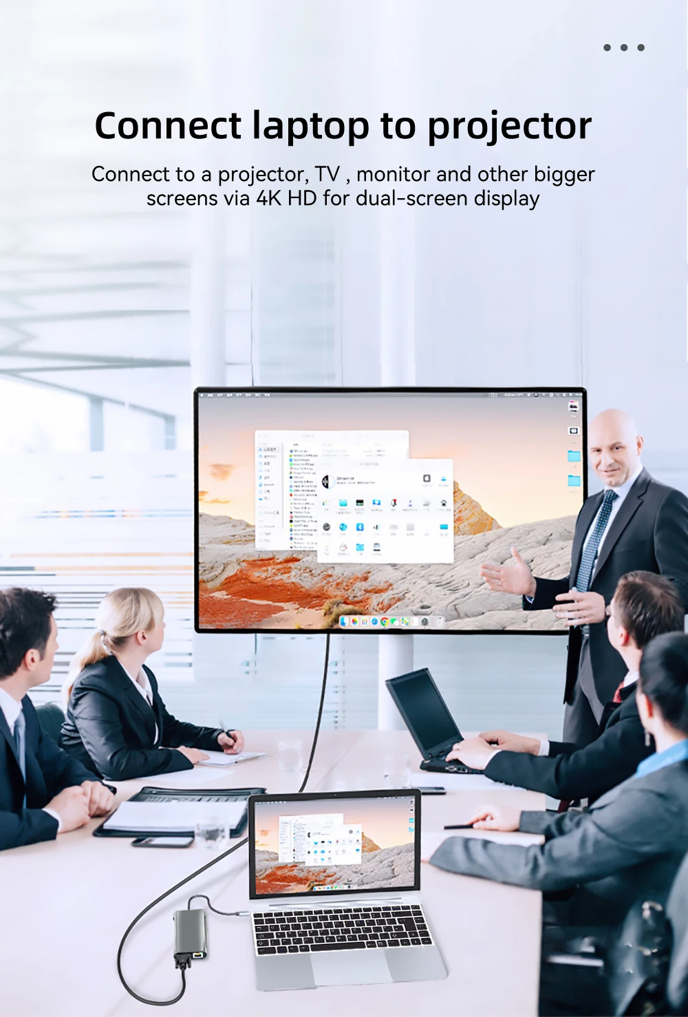 Adaptador 11 Em 1 HUB Type-C 4K HDMI Com Leitor De Cartão RJ45 SD/TF PD ...