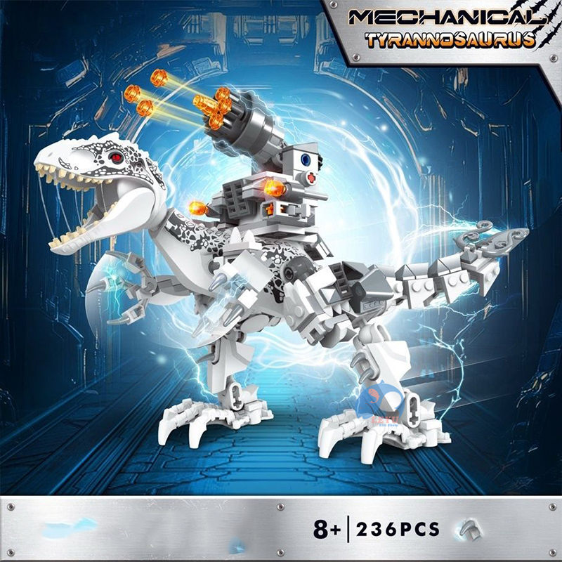 MOC Mecha Indominus Rex Blocos De Construção Brinquedos Conjunto ...