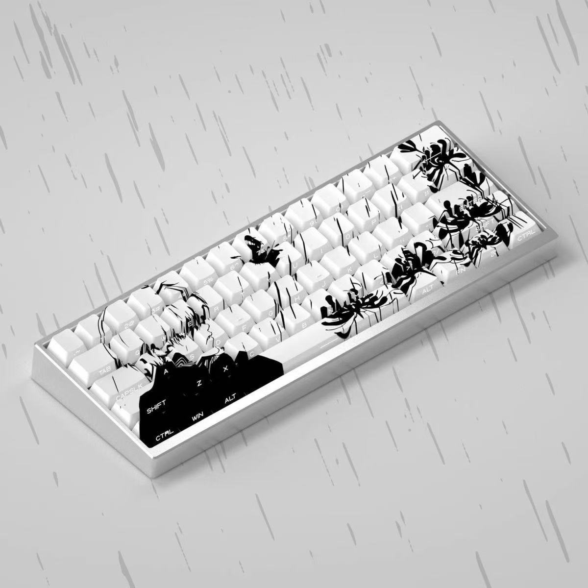 Jinmuyan Anime Keycap Cherry Profile Compatível Com 60/64/68 Eixo ...