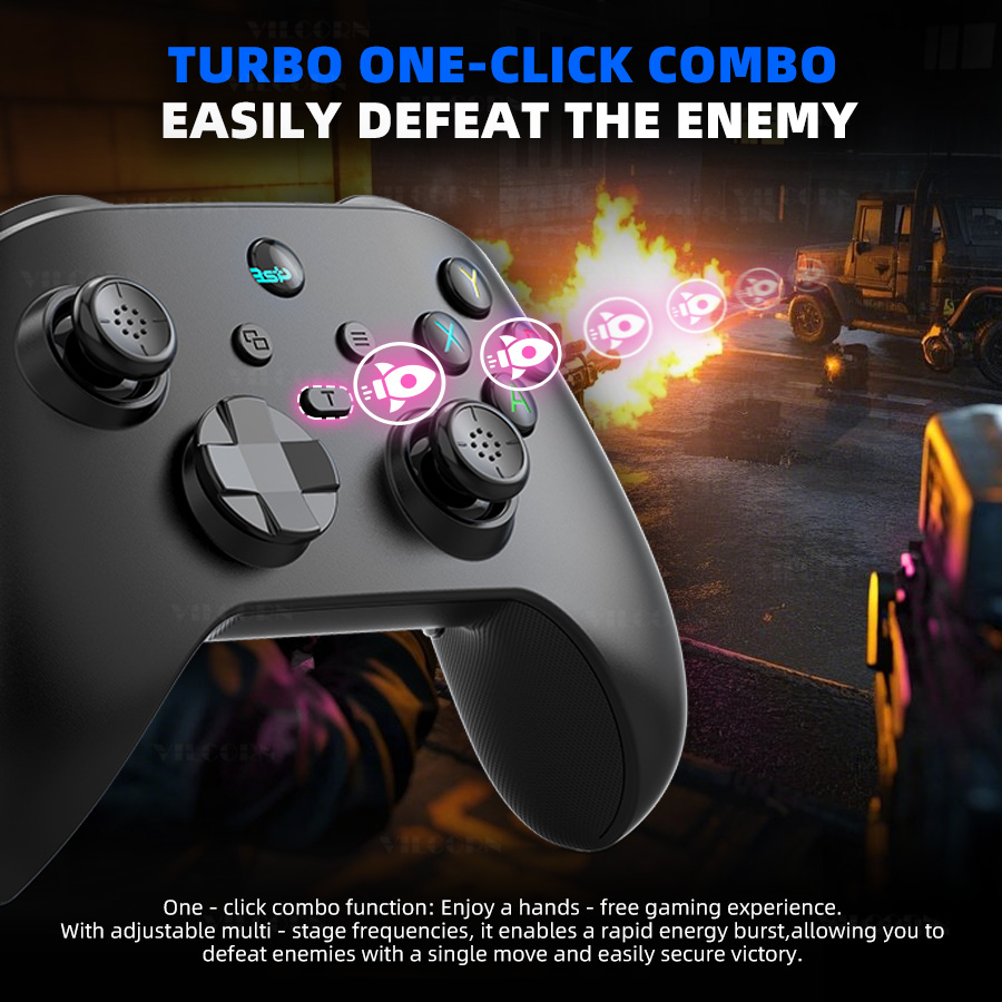 Controle de Jogo Sem Fio G6 Mobile Gaming Controlador Tri-Modo Hall ...