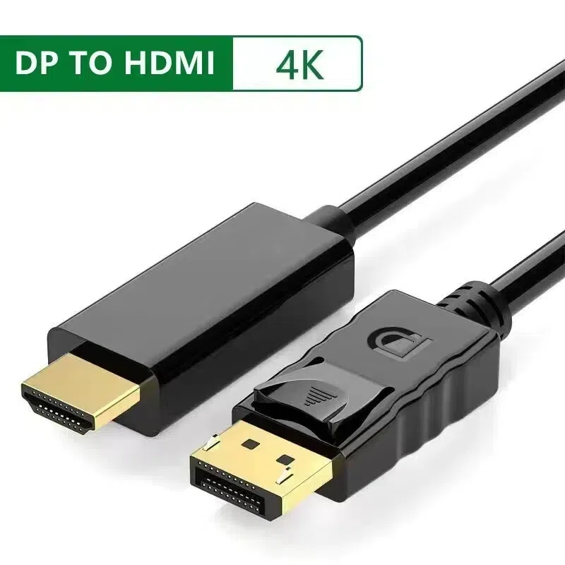 Porta De Exibição Para Cabo HDMI 4k DP to Adaptador VGA DVI PC Laptop ...