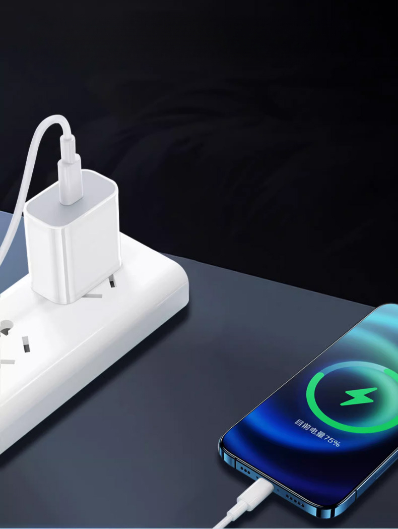 Kit de Carregador Rápido PD de 20W para iPhone com Cabo Compatível ...