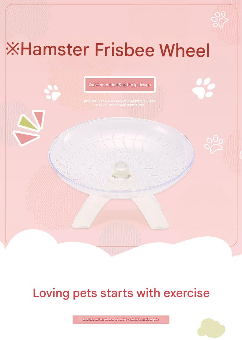 Hamster UFO Roda Hamster Disco de Corrida Roda Hamster 18cm | Shopee Brasil