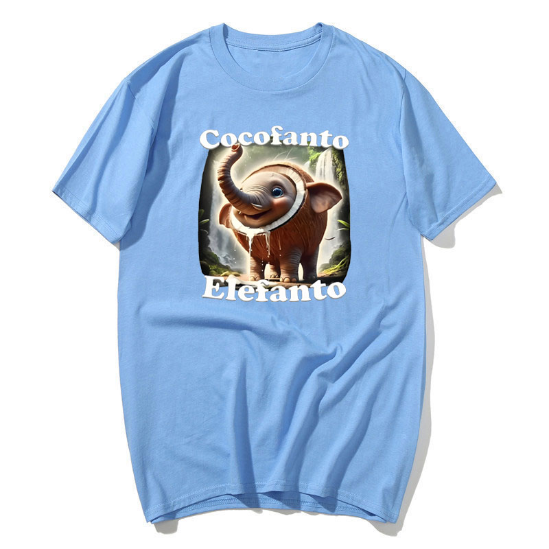 Cocofanto Elefanto Engraçado Italiano Brainrot Meme Clássico Camiseta ...