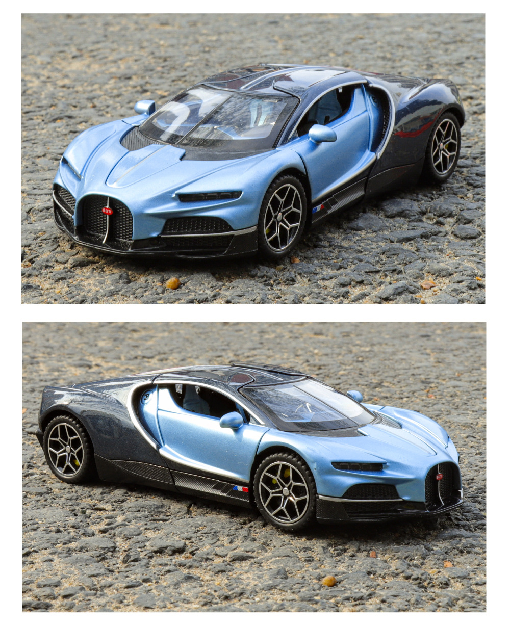 Escala 1 : 32 Bugatti Tourbillon Liga Modelo De Carro Diecast Som Luz ...