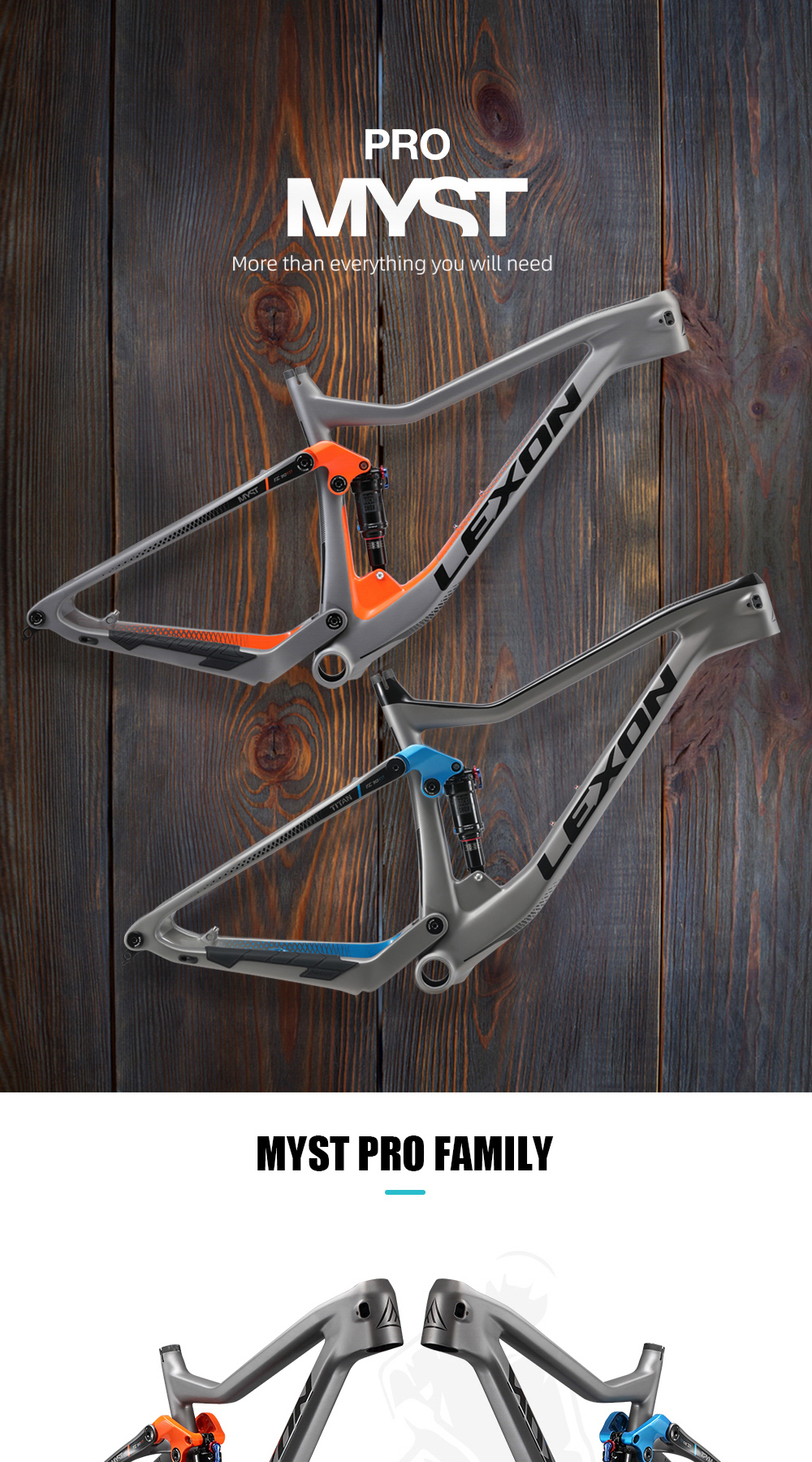 LEXON MTB Quadro De Bicicleta XC Teste Cross country Carbono Mountain ...