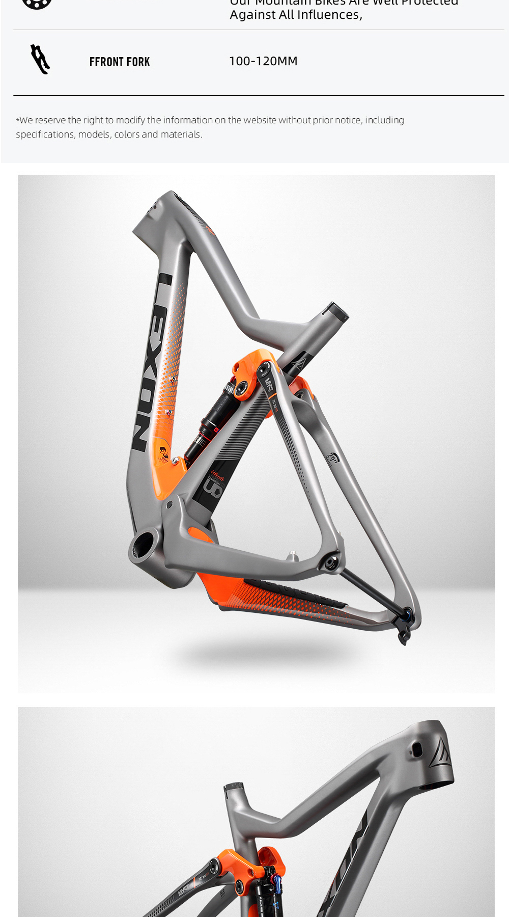 LEXON MTB Quadro De Bicicleta XC Teste Cross country Carbono Mountain ...