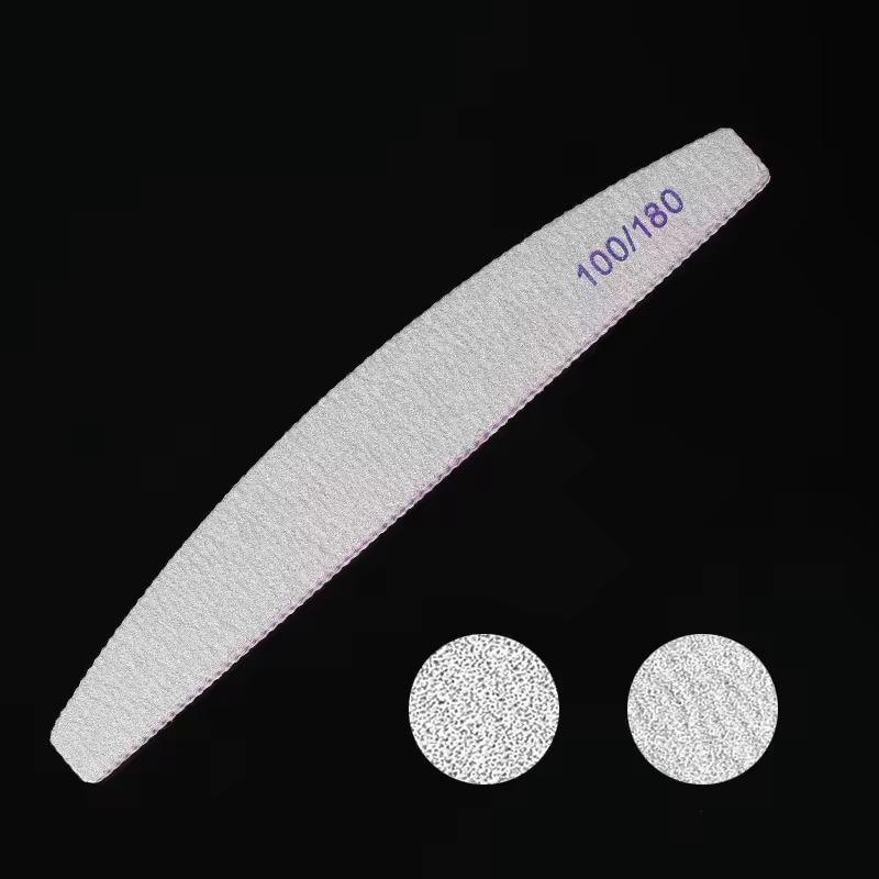 10 Pçs 100/180 Lixas De Unhas E Amortecedores Profissional Dupla Face ...