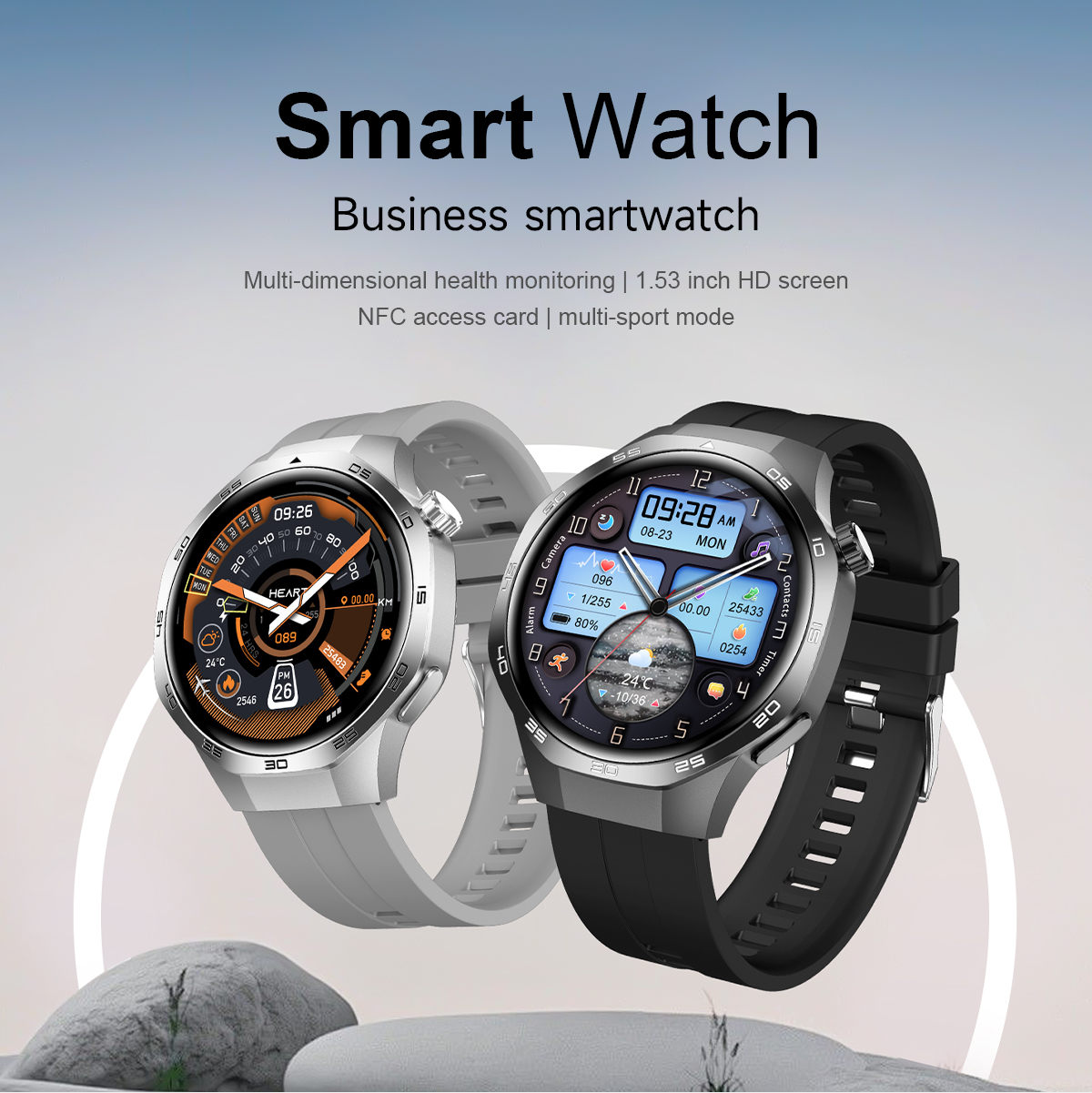 2025 Novo GT5 Max Smartwatch Relógio Inteligente Masculino HD Tela ...