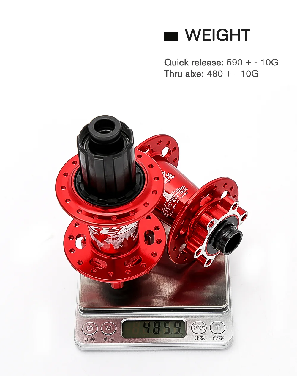TANKE 120 Clique Hub 6 Rolamento MTB Mountain Bike Dianteiro Traseiro ...