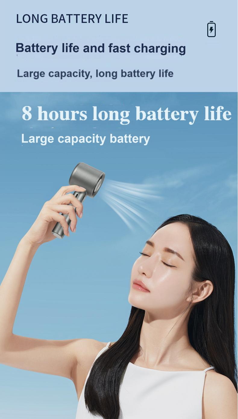 Ventilador Portátil Turbo Vento Forte Mini De Alta Velocidade Grande ...