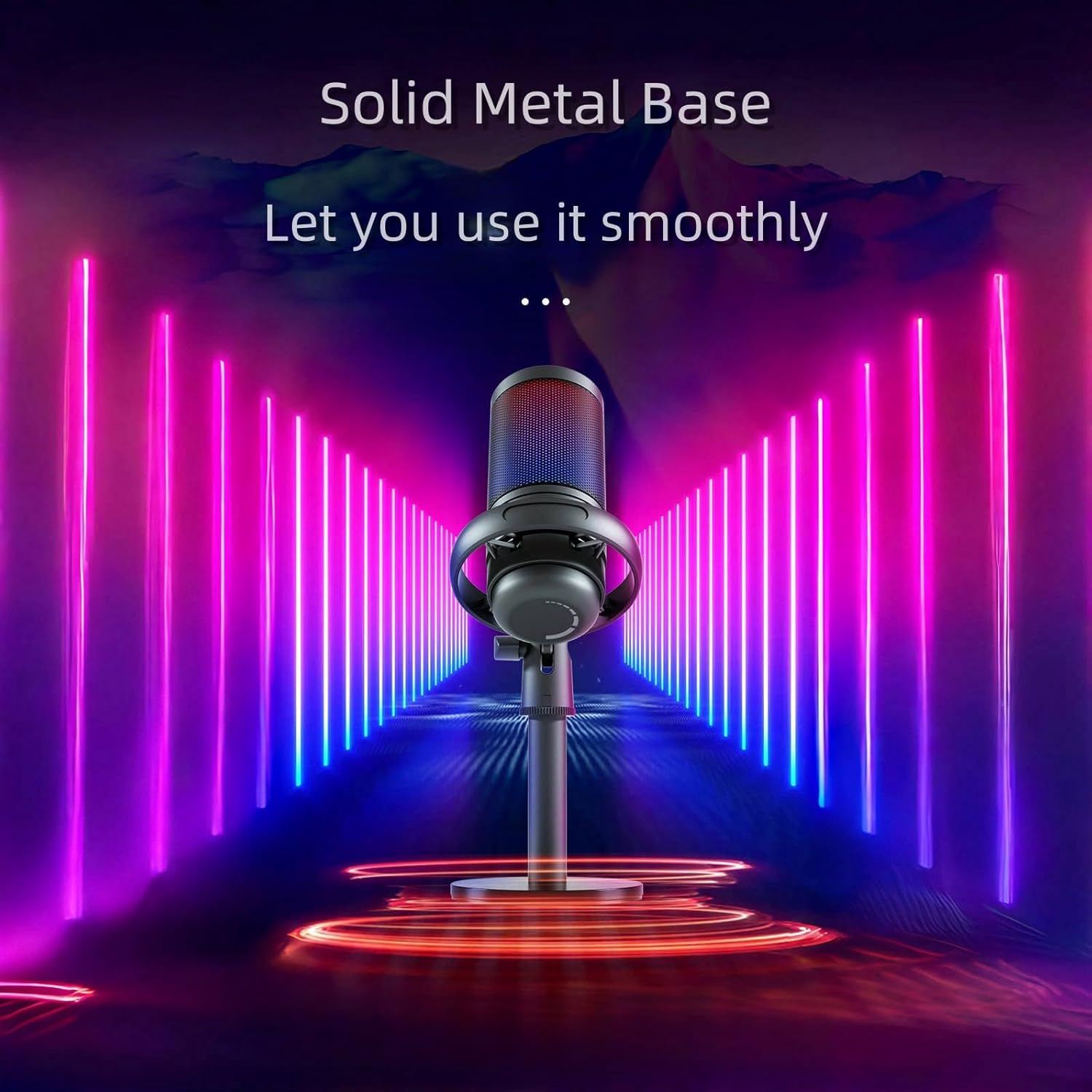 ME6S Microfone USB RGB MIC Condensador Para Jogos 24bit/192khz | Shopee ...