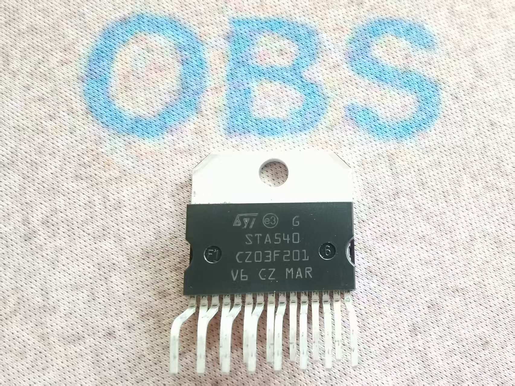((1 unidade) Amplificador de potência de áudio STA540 IC ZIP-15 importado novo Original pronto ...