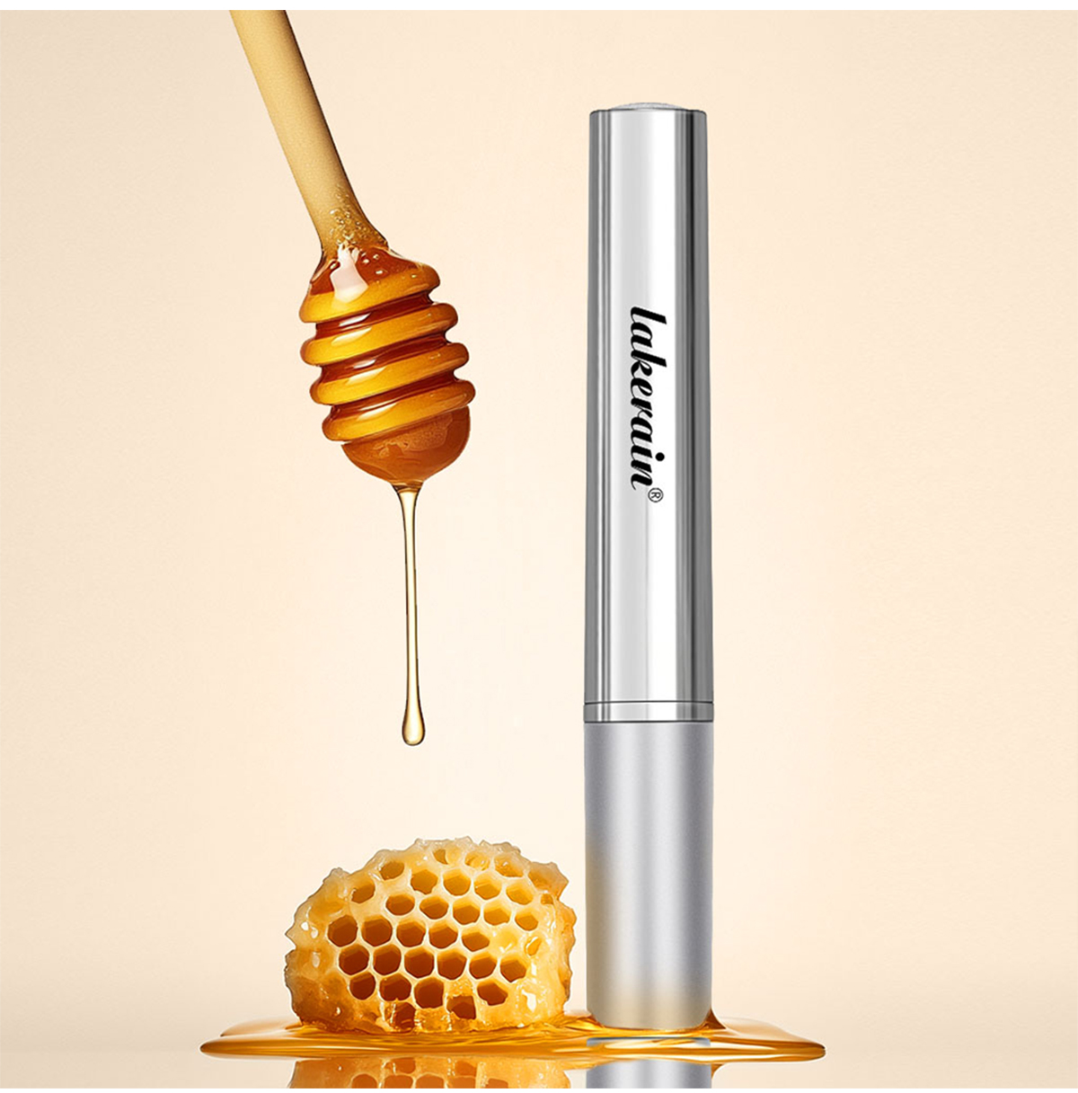 Balm Labial Tinted Lakerain Hidratante Quase Batom Mel Preto Longa ...