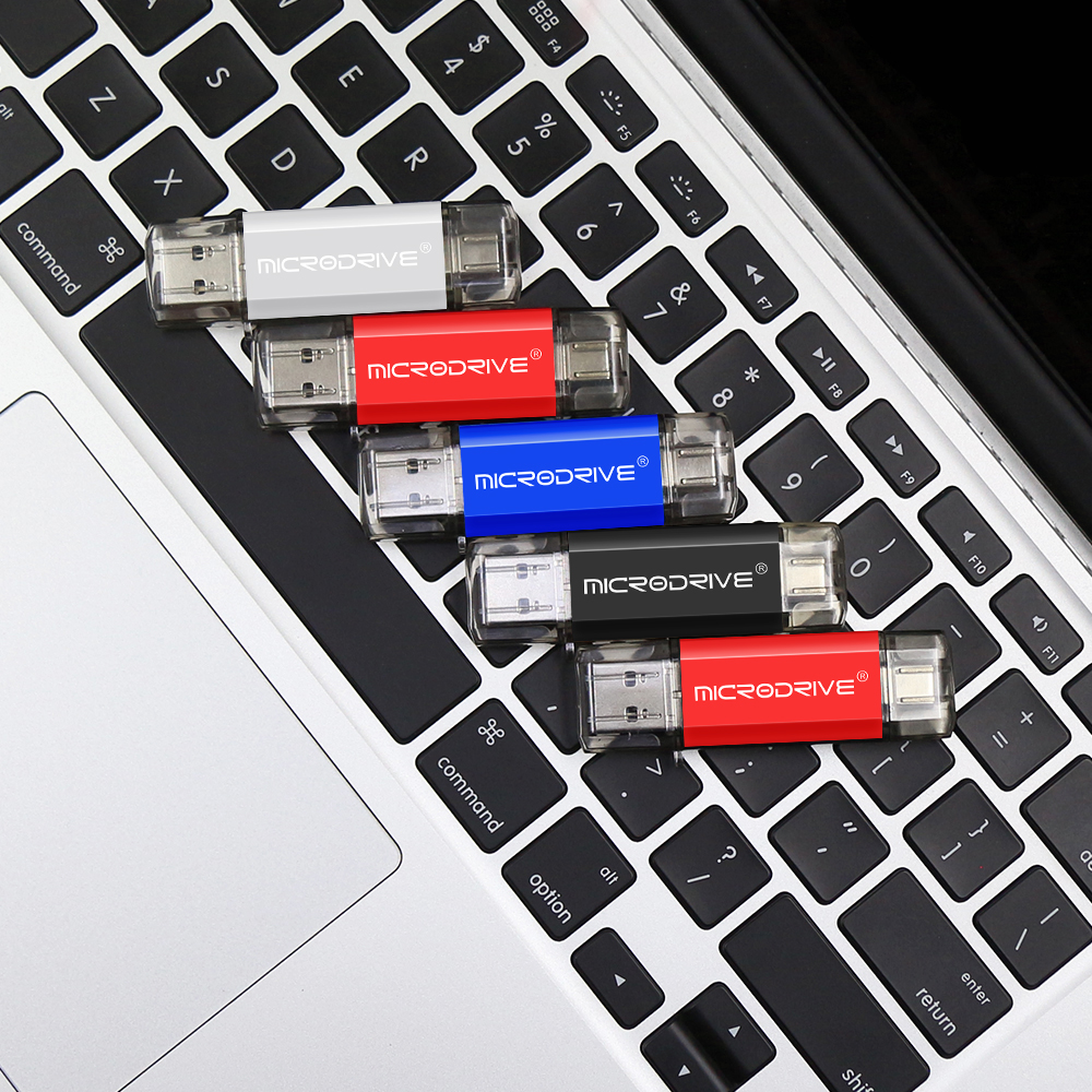 Microdrive Flash Drive 32GB 64GB 128GB USB Tipo C Pen OTG De Alta ...