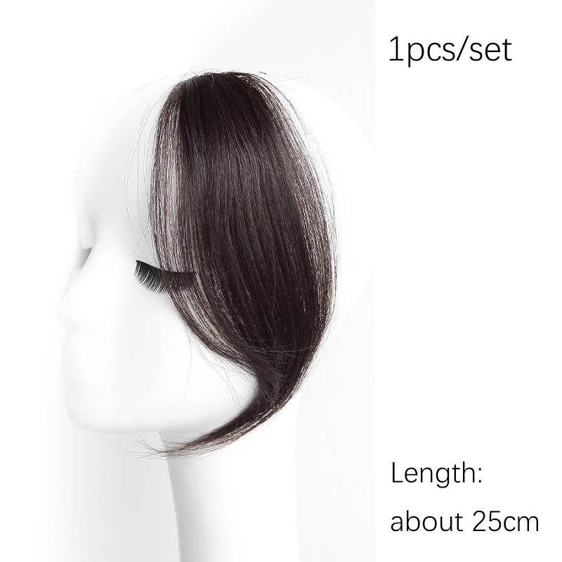 Peça De Peruca De Franja Fofa-Extensão De Cabelo Sem Costura Invisível ...