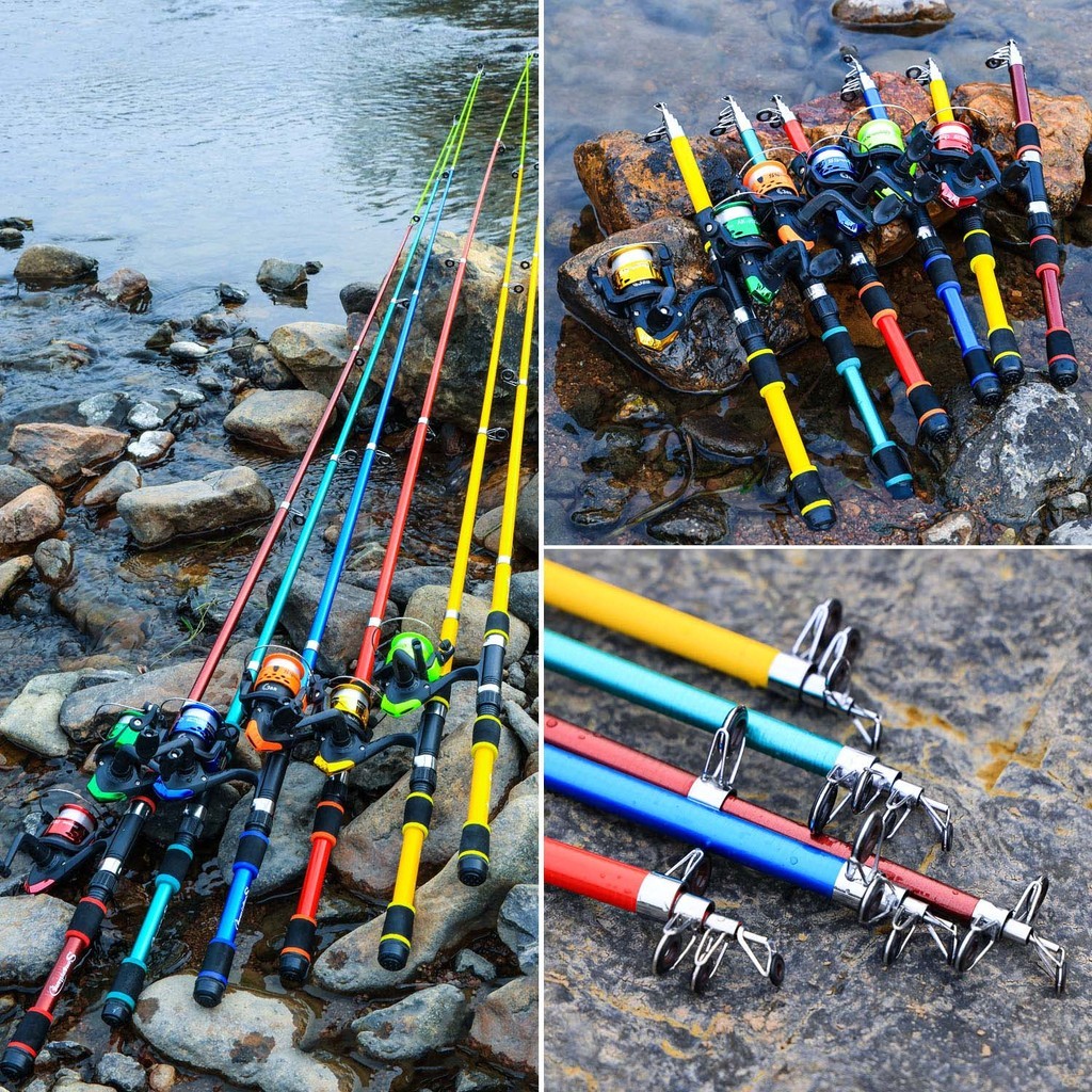 Sougayilang 1.8M Conjunto Completo De Pesca Carretel Isca Kit Alta ...