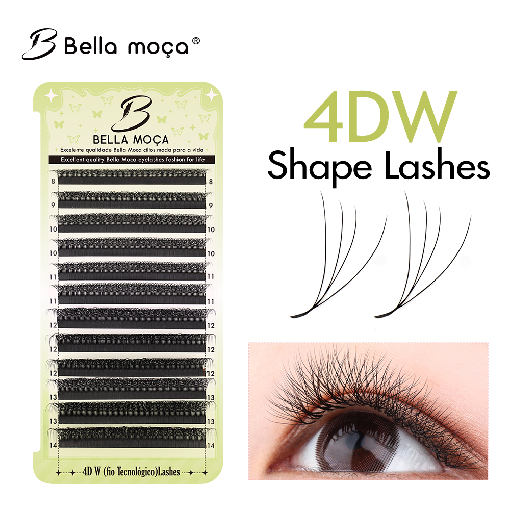 Bella Moça W4D Lasehs C/D/M/L + Curl Extensão De Cílios Postiços ...