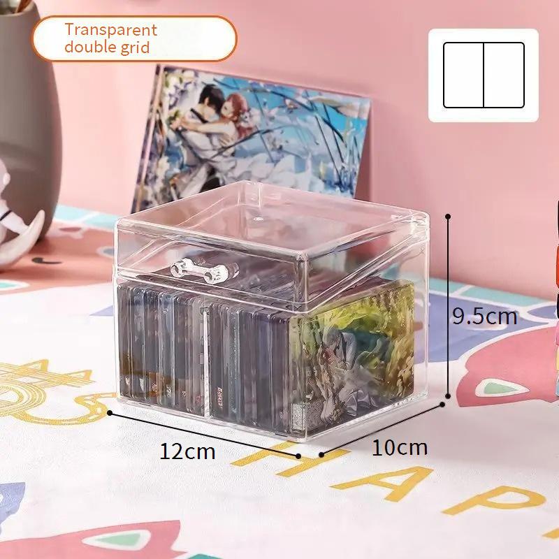 Caixa De Armazenamento Transparente Coreana Acrílica , Cartão Cego Kpop ...
