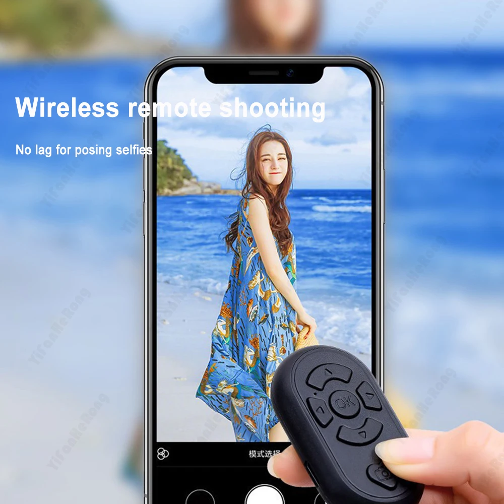 Scroller Remoto Bluetooth Recarregável Para Vídeos , Transmissão Ao ...