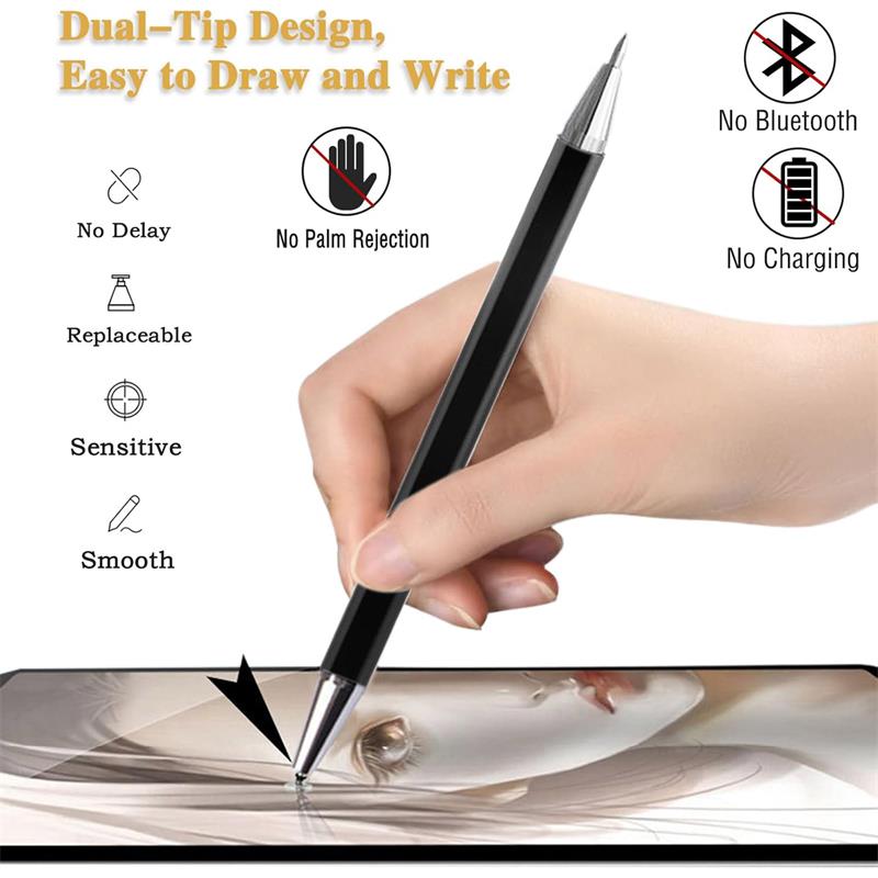 Caneta Touch Screen Stylus Universal 3-em-1 para iPad, Tablets Android ...