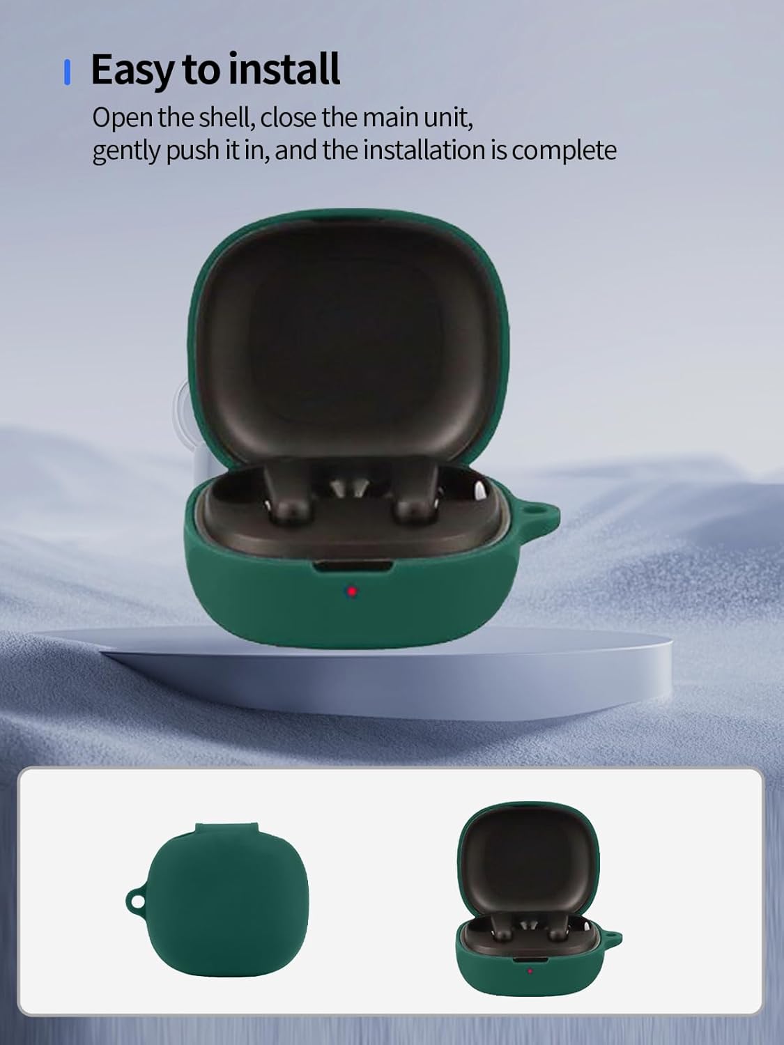 Capa de silicone macia para Soundcore R50i/P20i - Estojo protetor ...