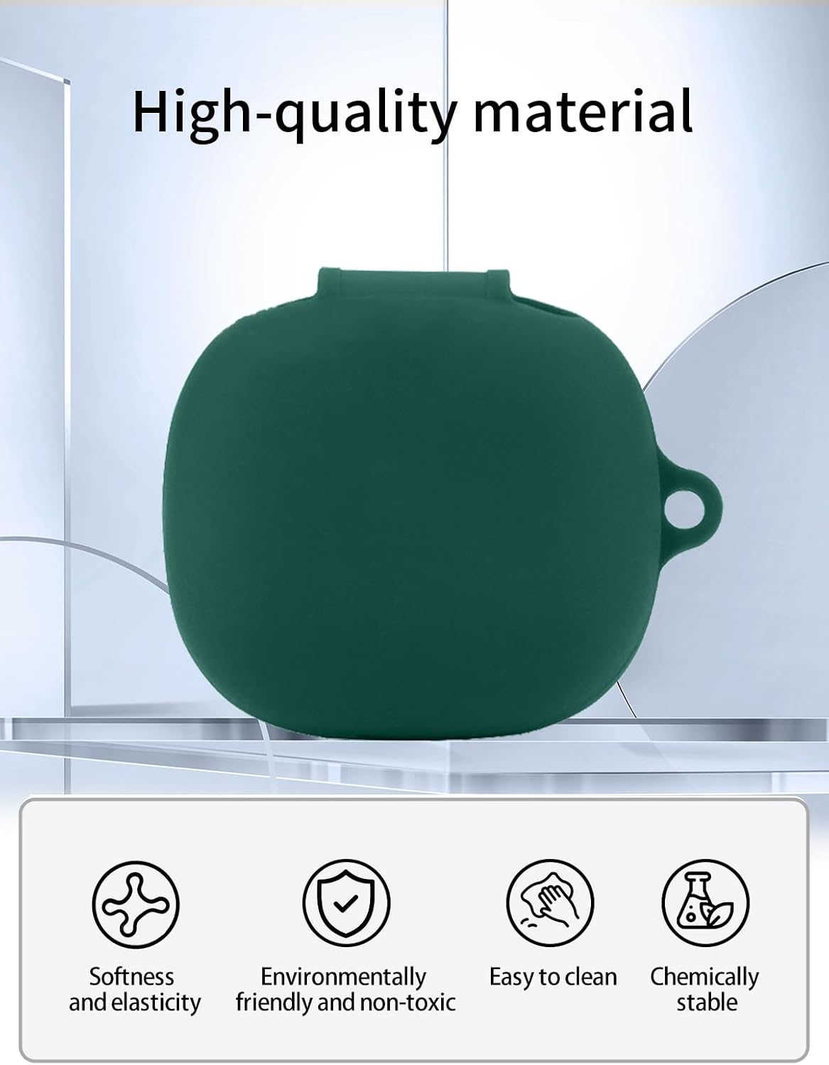 Capa de silicone macia para Soundcore R50i/P20i - Estojo protetor ...